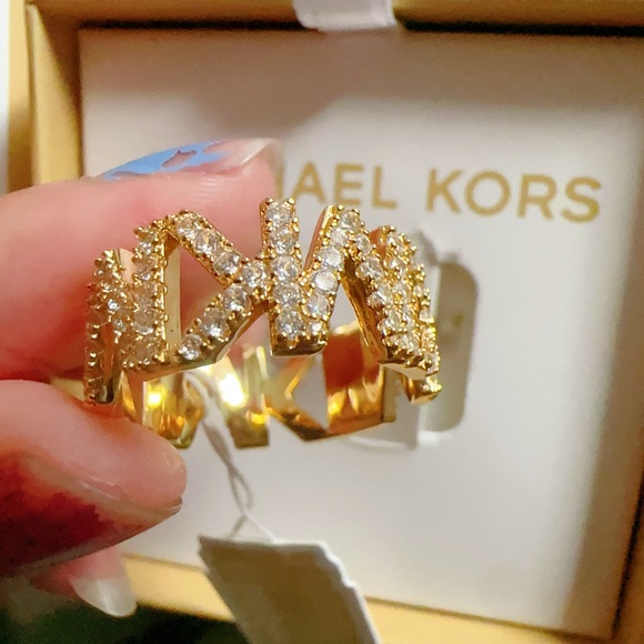 MICHAEL Michael Kors | Jewelry | Michael Kors Diamonds Paved Gold Tone ...